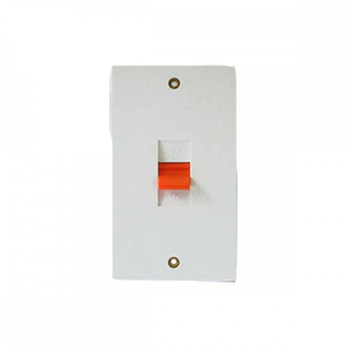 45 Amp DP Switches & Cookers - 2 gang switch (vertical)