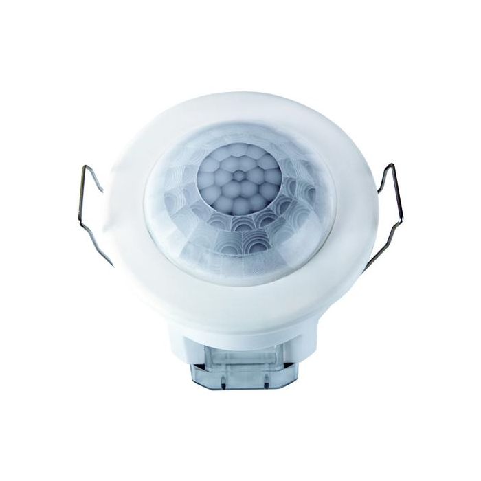 360° flush ceiling mounted round PIR presence detector