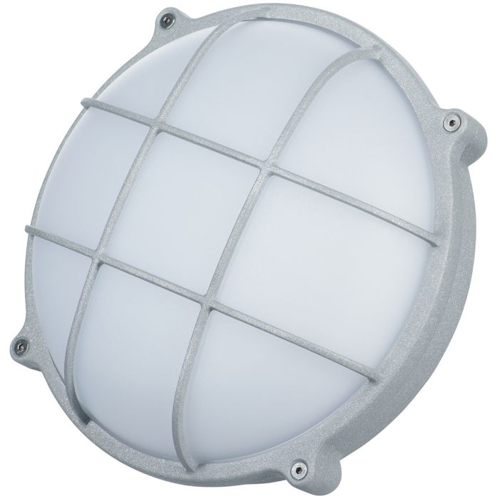 25W cross grill bulkhead round