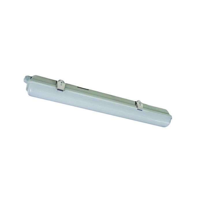 40W LED corrosion proof, IP65, 4ft twin, Grey, 4000K