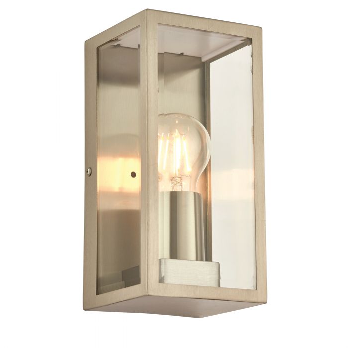 Case wall light E27 stainless steel