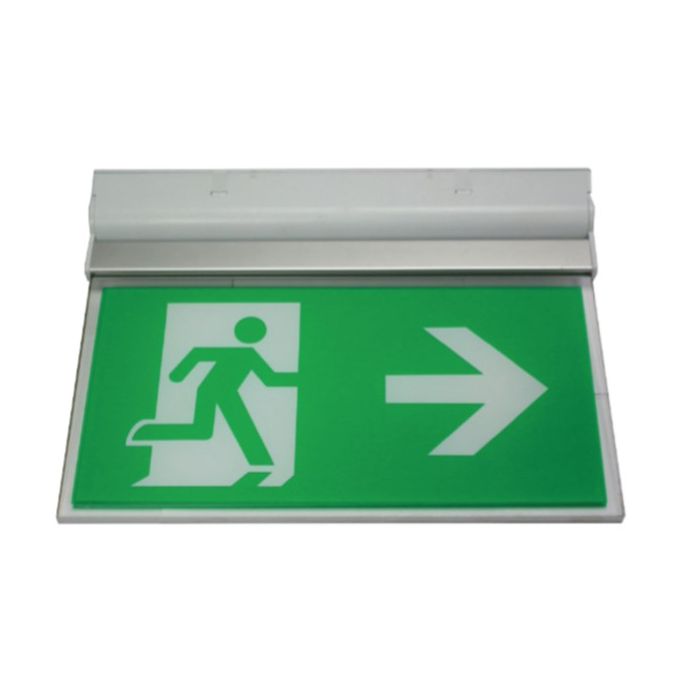Suspended Exit Signs - Surface mount (wall / ceiling) exit sign c/w ISO ...