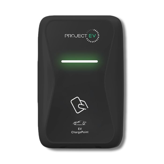 EV charger 7.3KW wall mounting pro earth RFID 32A blk