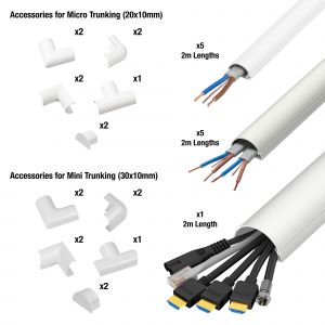 PVC Mini Trunking - Cable Management