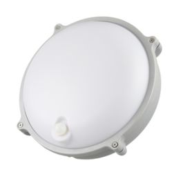 Die-cast round bulkhead c/w PIR 25W 2000lm