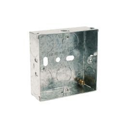 1 Gang 25mm Steel Switch & Socket Back Box