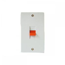 45 Amp DP Switches & Cookers - 2 gang switch (vertical)