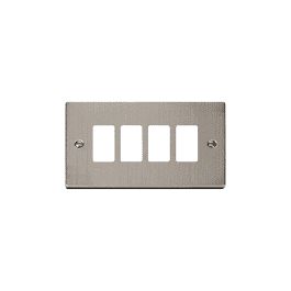 Stainless Steel Cover Plates - 4 gang