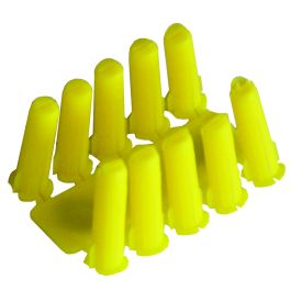 Wall Plugs - Yellow (Qty 100)