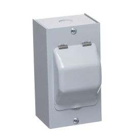 Metalclad IP40 Modular Enclosures - 2 module metal enclosure with lid