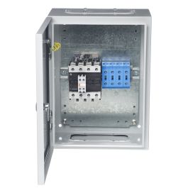Metal enclosed 4 pole contactor 80A 230V coil