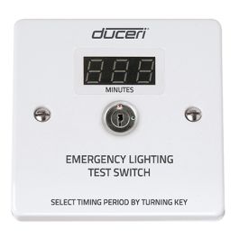 Emergency Lighting Test Key Switch with LCD Display