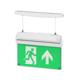 5in1 emergency exit sign + legend set LiFePo4 rem con