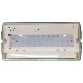 High output IP65 3 hour maint EM bulkhead