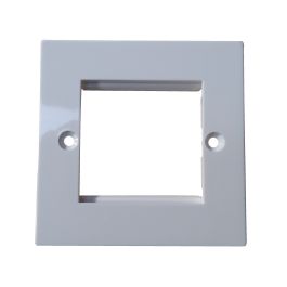 1 gang 2 euro module faceplate